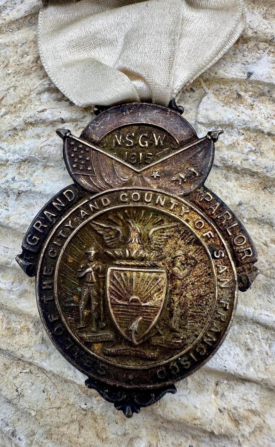 Antique 1915 Native Sons of the Golden West San Francisco Grand Parlor ...