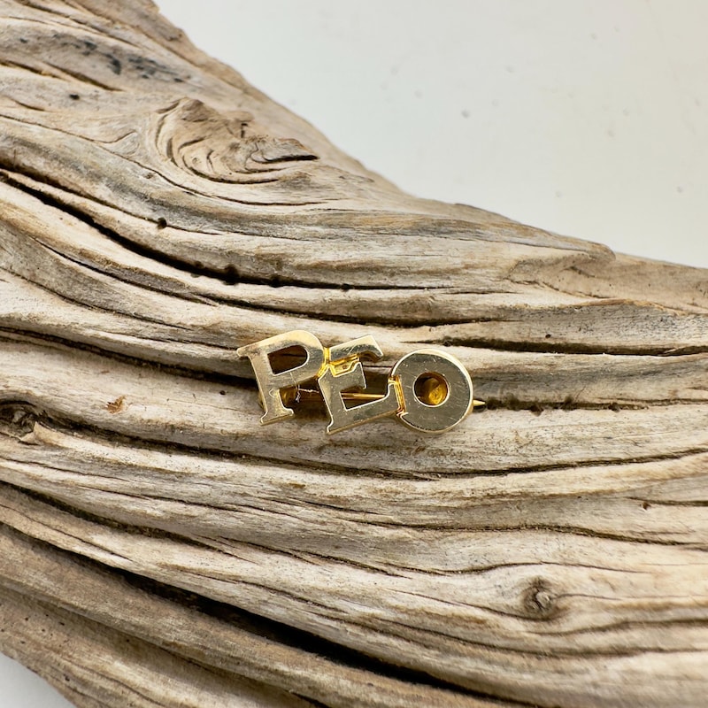 Vintage Sorority Pin 10k - Etsy