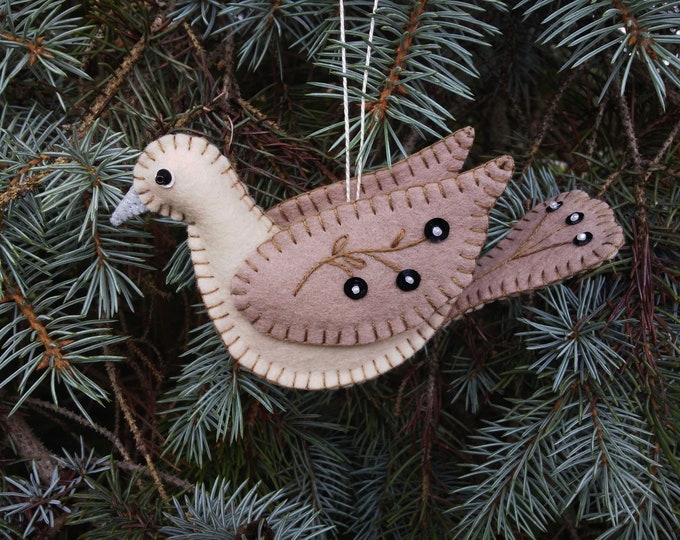 Peace Dove Felt Ornament PDF PATTERN - Etsy Canada
