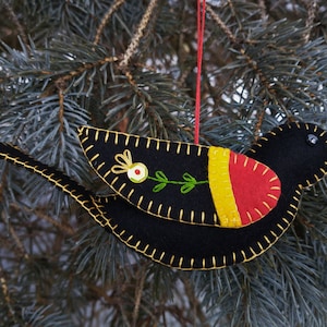 Red-wing Blackbird Ornament Sewing Pattern - Etsy