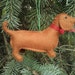 Beagle Christmas Tree Ornament, Dog Ornament, Wool Felt Beagle, Beagle ...
