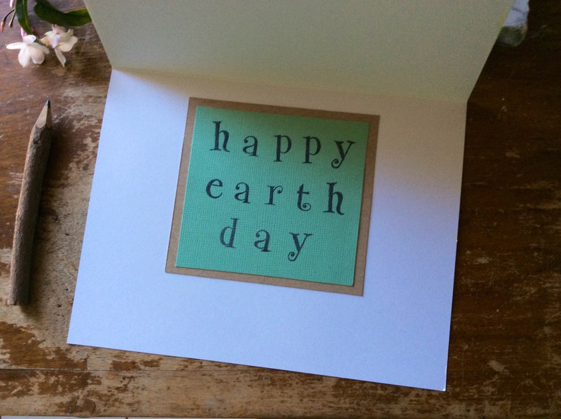 Earth Day Card Handmade Care for Gods Creation Card Environmental ...