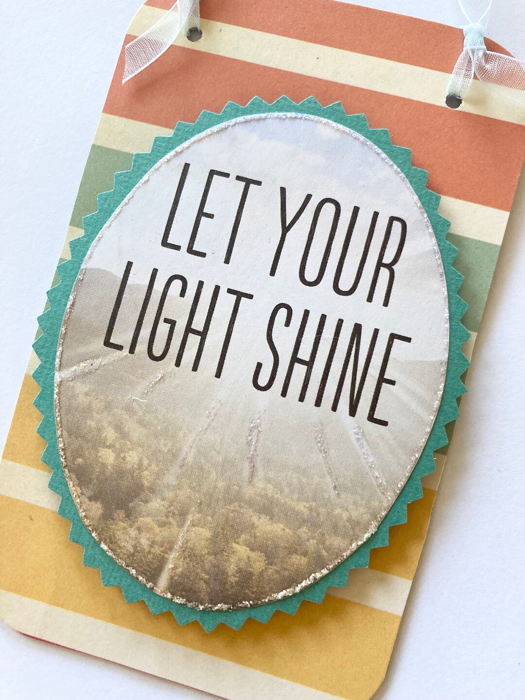 Let Your Light Shine Positive Affirmation Hanging Gift Tag / Hanging ...