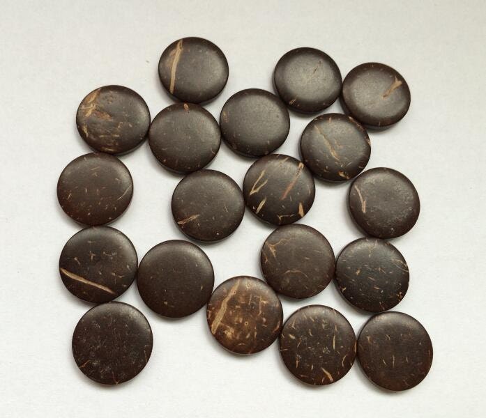 50pcs 15mm Natural Coconut Circle Coconut Disk No Hole NW018 - Etsy