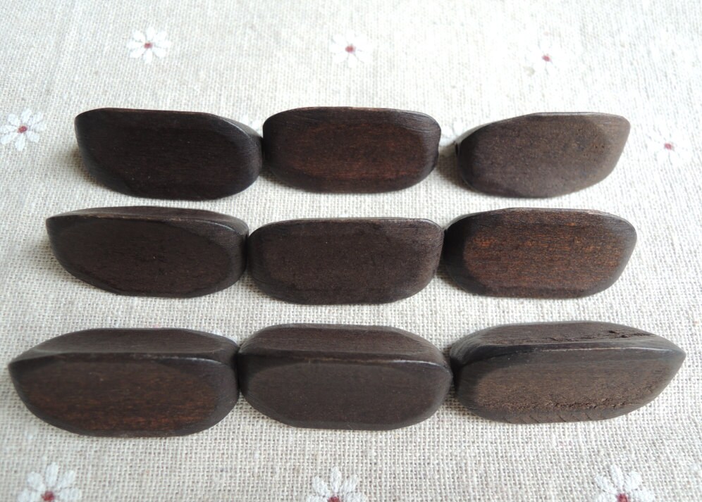 8pcs 35x18mm Brown Triangular Prism Wood Beads W814 - Etsy