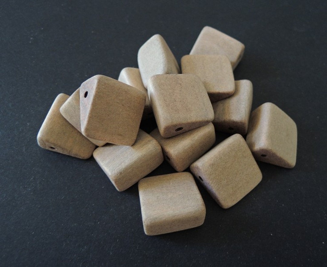 18pcs 21x20x13mm Triangular Prism Wood Beads No Varnish (W352) - Etsy