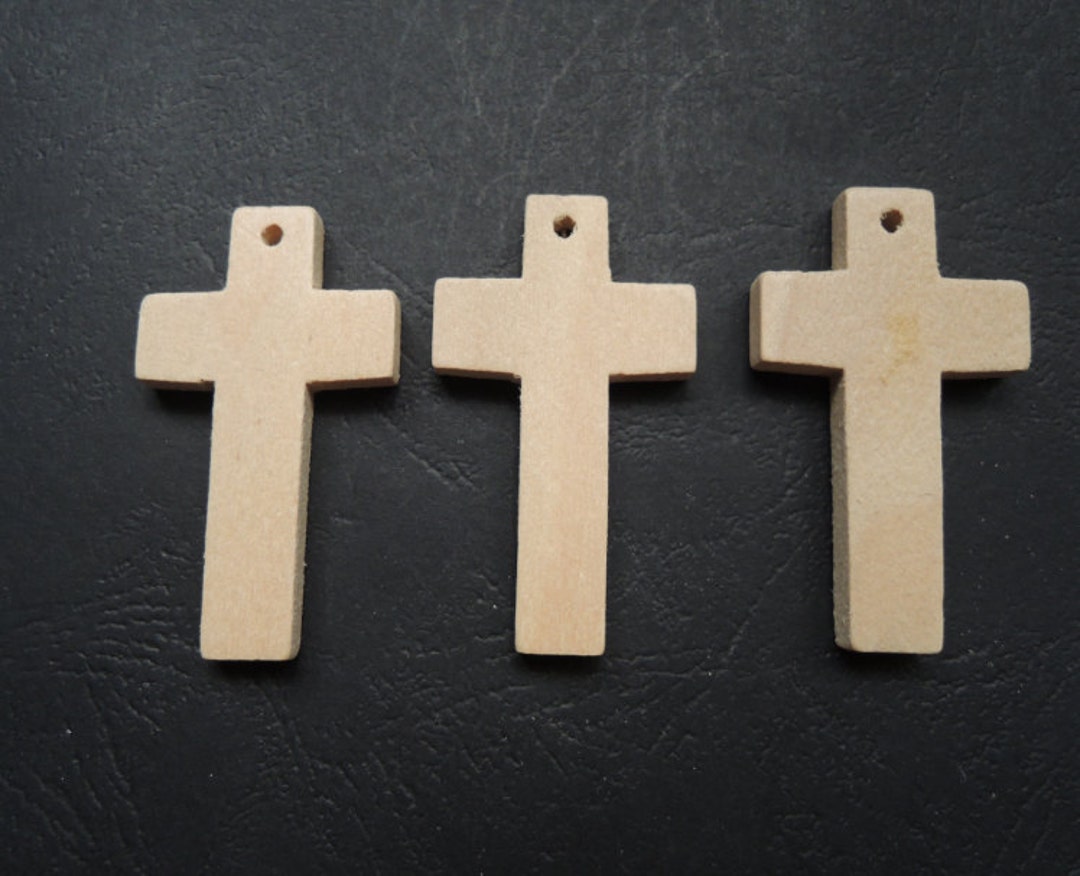 8 Pcs 50x30mm Wood Cross Unfinished Wooden Cross W1023 - Etsy