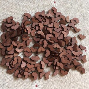 50pcs 9x5mm Mini Wooden Heart (NW216) - Etsy