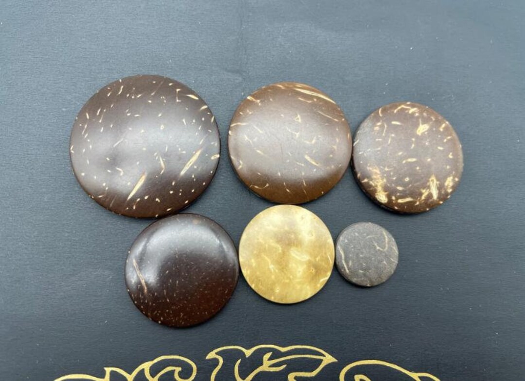 34/30/28/25/23/18mm Natural Coconut Circle No Hole (NW719) - Etsy