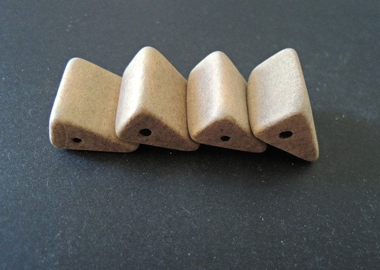 18pcs 21x20x13mm Triangular Prism Wood Beads No Varnish W352 - Etsy