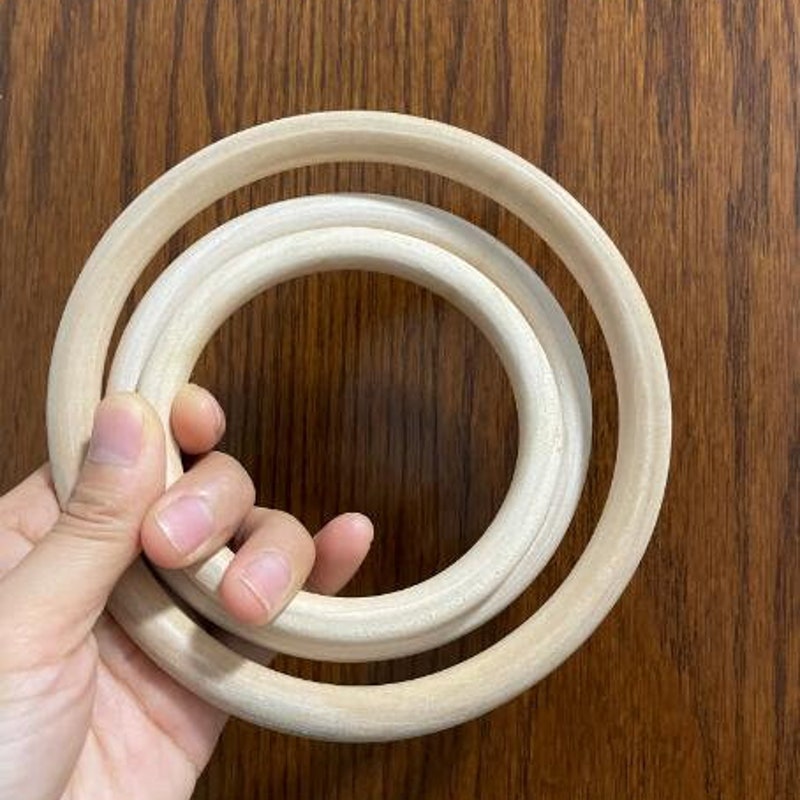 Large Wood Rings - Etsy