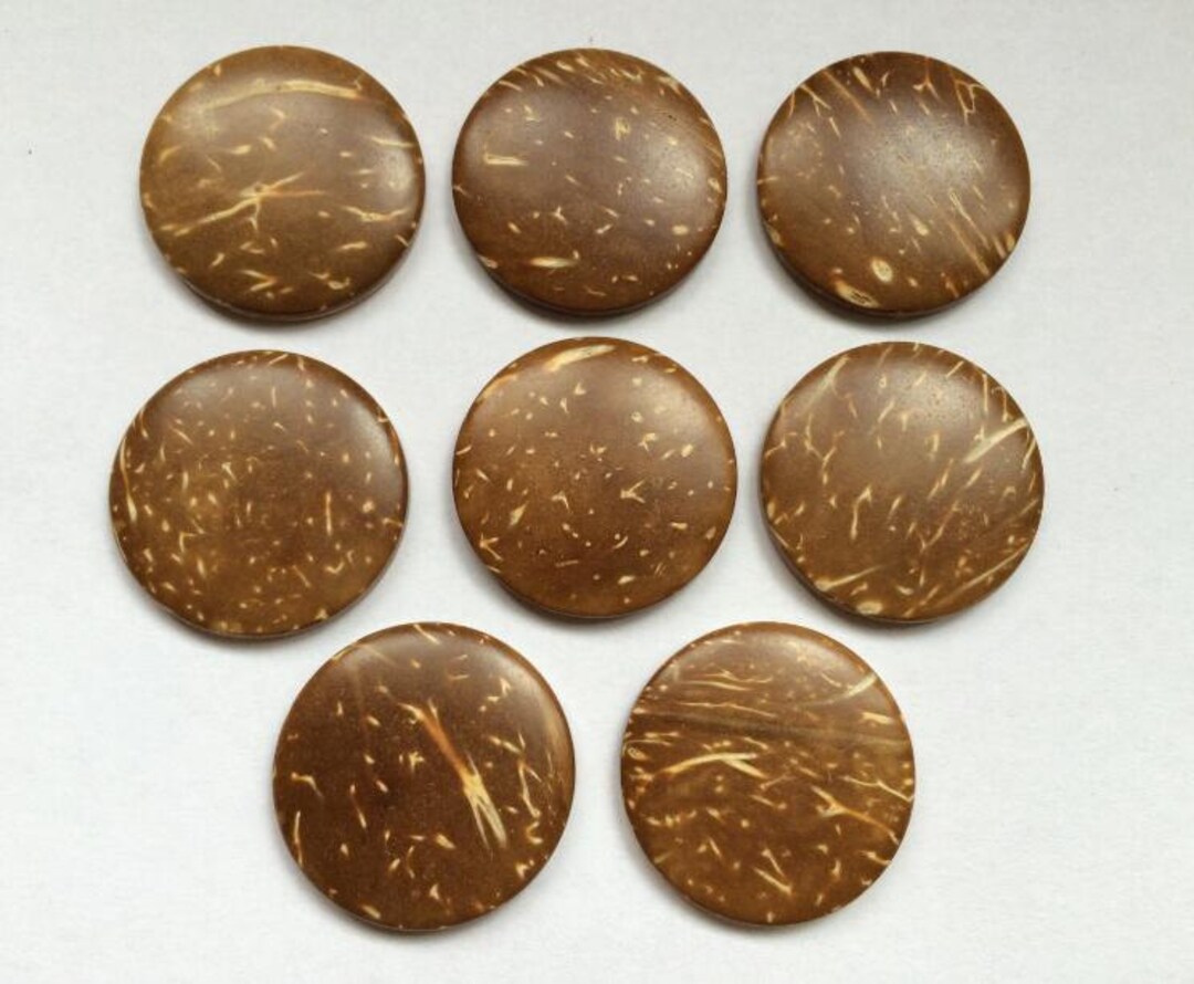 12pcs 28mm Natural Coconut Circle No Hole (NW016) - Etsy