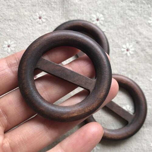 4 Pcs 60mm Light Brown Wood Buckle Wooden Belt Buckle W143 - Etsy