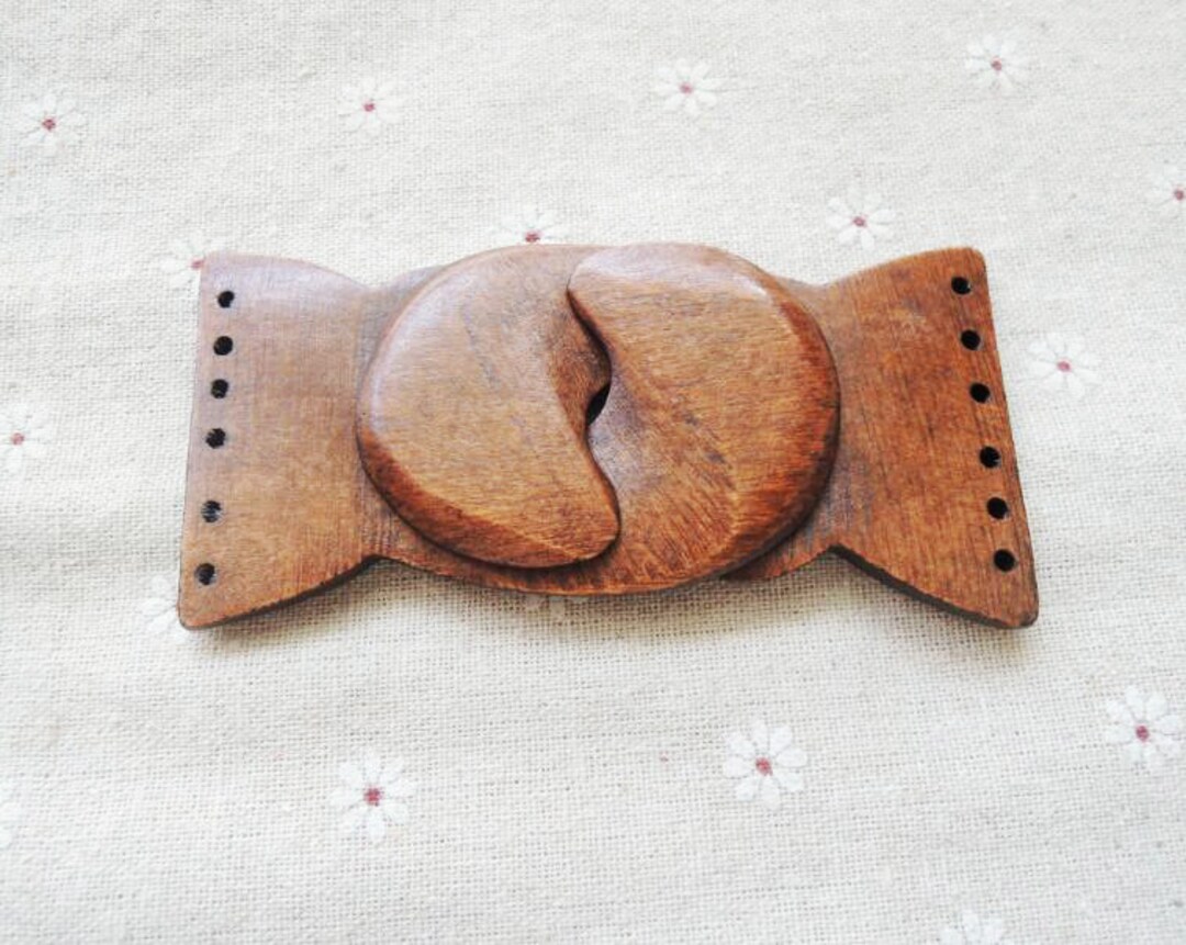 1 Pair 11x5cm Large Wood Belt Buckle (NW063) - Etsy