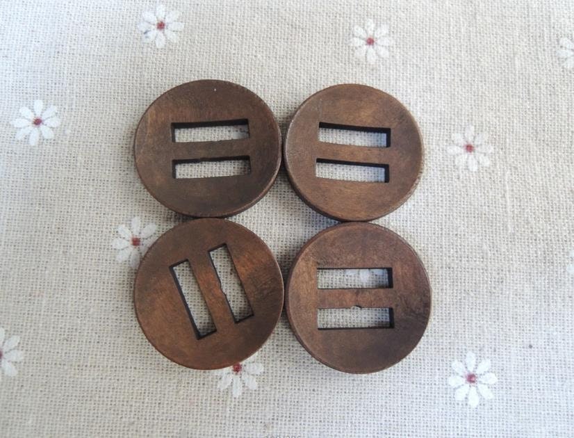 8 Pcs 29mm Wood Buckle Wooden Belt Buckle Wood Button W778 - Etsy