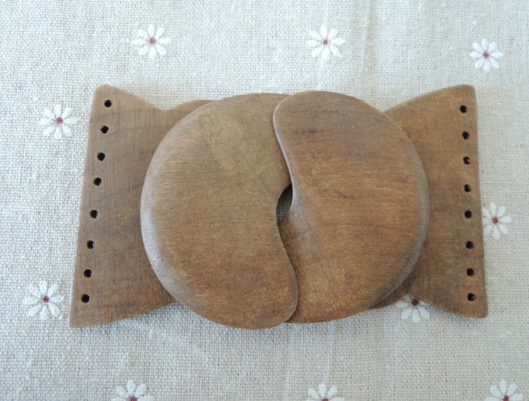 1pair 11x6cm Large Wood Belt Buckle (W547) - Etsy