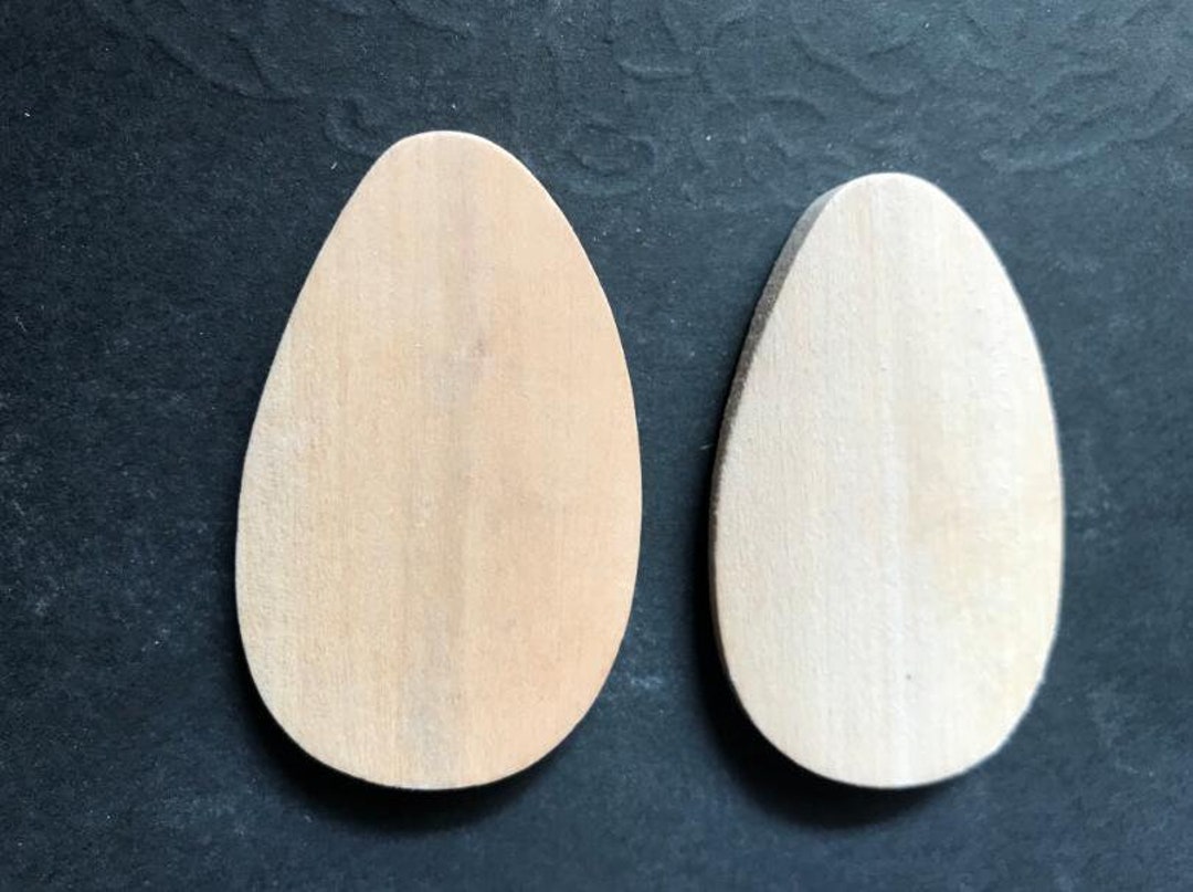 6pcs 58x36mm Natural Wood Bead Drop Wooden Beads No Varnish NW528 - Etsy