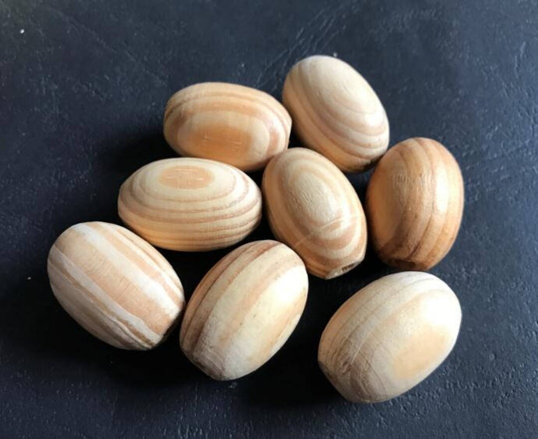 12pcs 29x20 Mm Unfinished Pine Wood Ball NW398 - Etsy