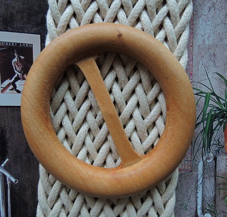 4 Pcs 60mm Light Brown Wood Buckle Wooden Belt Buckle W143 - Etsy