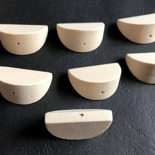 8pcs 46x15mm Triangular Prism Wood Beads No Varnish W347 - Etsy