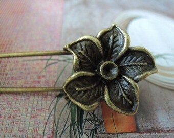 100pc Antique Bronze Pins30x5mm Metal Bar Pin Back - Etsy