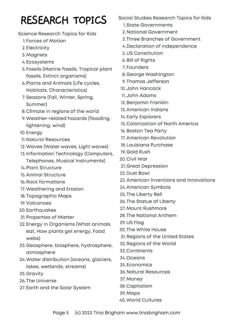 Elementary Research Skills Workbook and Teaching Guide | Research ...