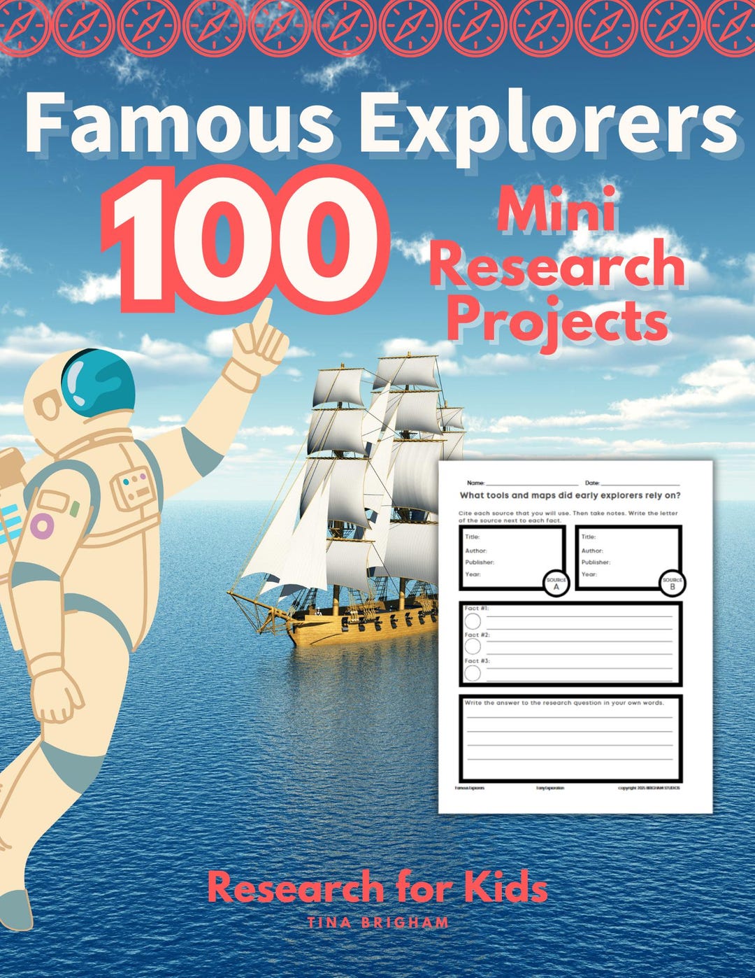 Famous Explorers Research Workbook - Etsy
