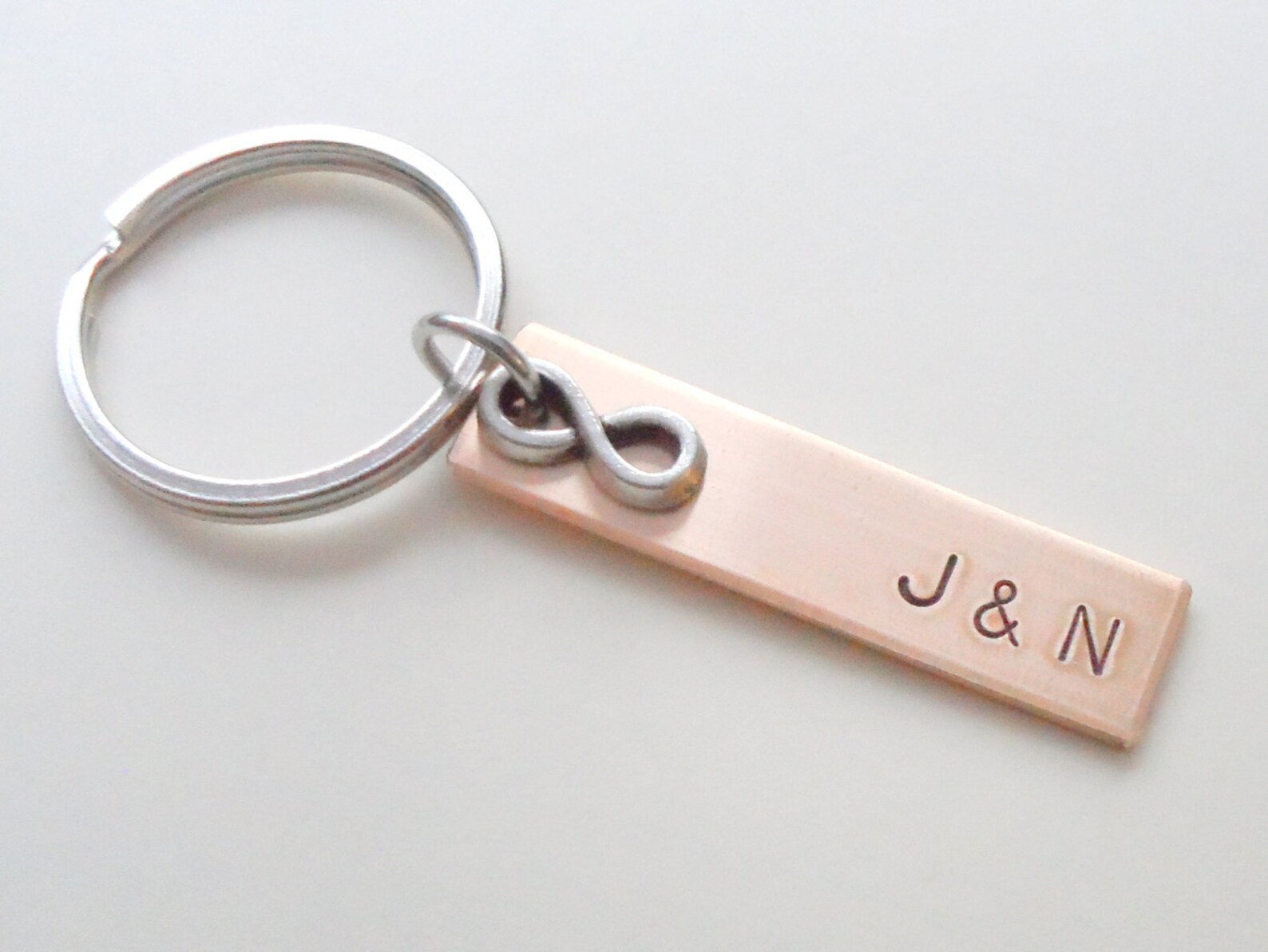 Bronze Keychain Bronze Gift Couples Keychain Anniversary | Etsy