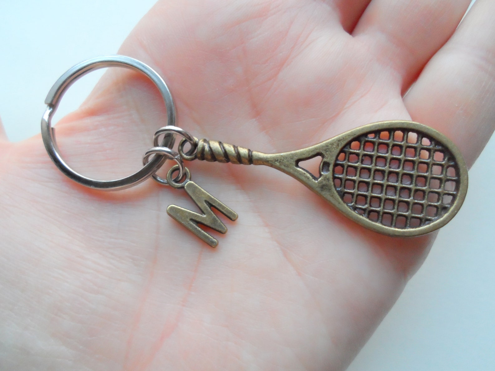 Tennis Keychain Tennis Player Keychain Tennis Racquet - Etsy