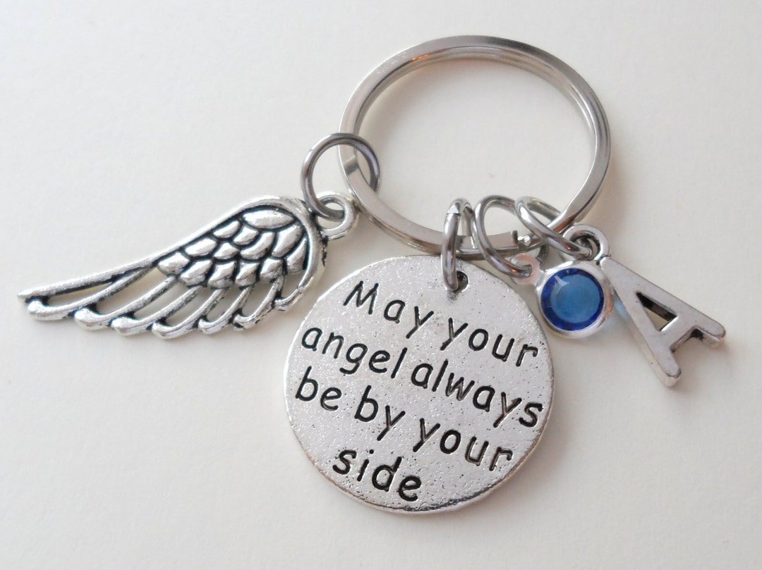 Guardian Angel Keychain, Remembrance Keychain, Memorial Keychain ...