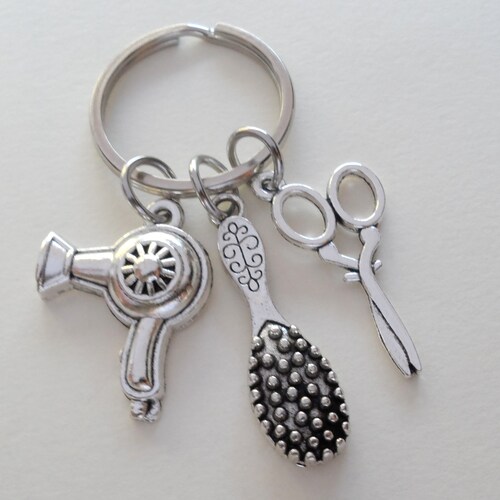 Hair Stylist Scissors Keychain Graduation Gift Keychain - Etsy
