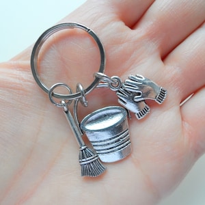 Housekeeping Appreciation Gift Keychain, Cleaning Crew Keychain ...