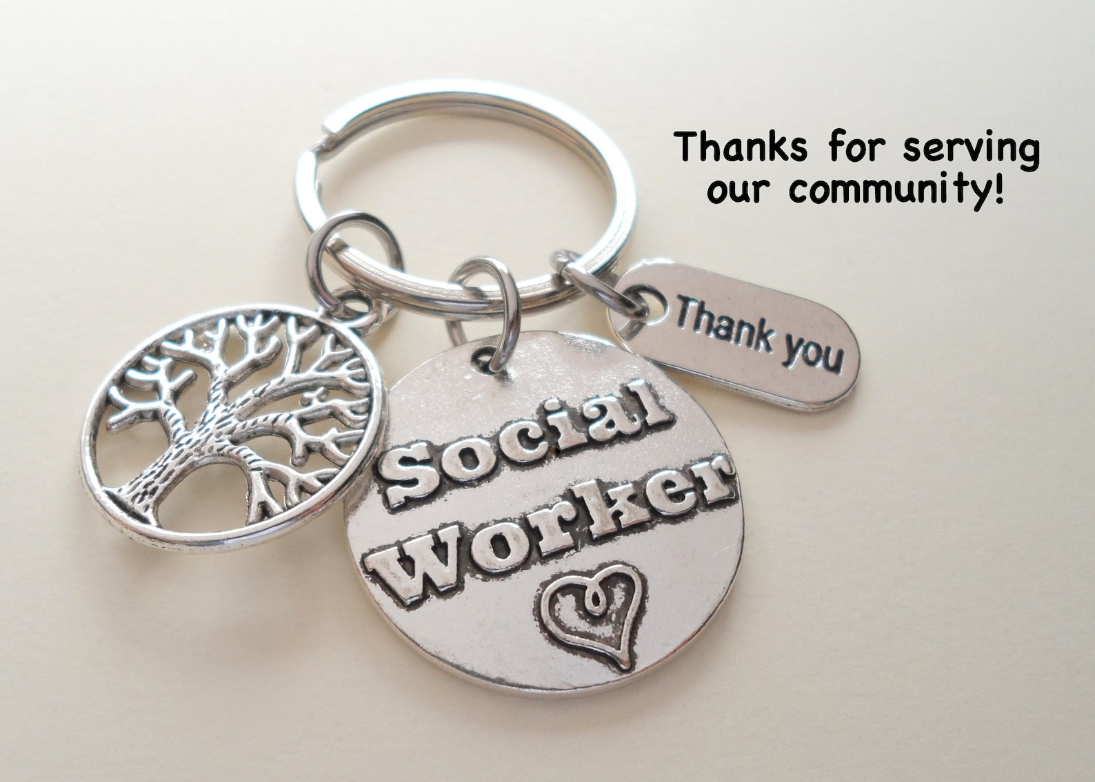 Social Worker Gift Keychain Community Advocate Keychain | Etsy