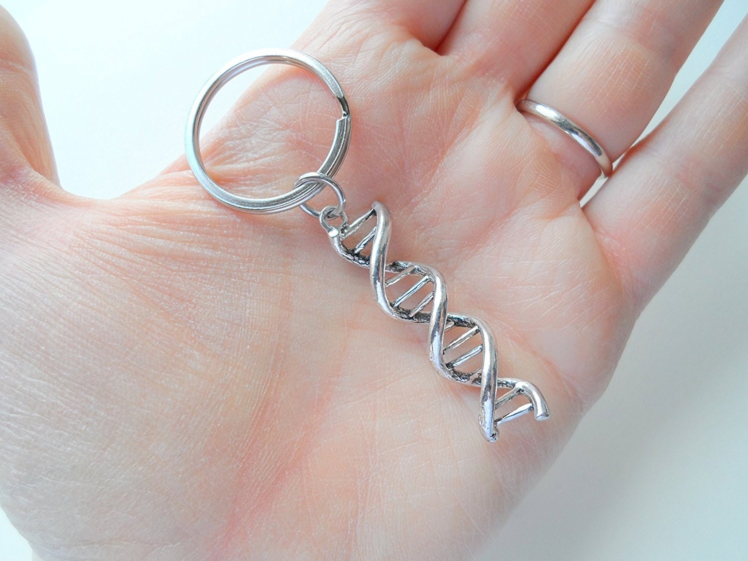 DNA Molecule Double Helix Keychain Science Keychain | Etsy