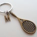 Tennis Keychain, Tennis Player Keychain, Tennis Racquet Keychain ...