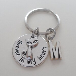 Cat Keychain, Remembrance Keychain, Kitty Keychain, Pet Memorial ...
