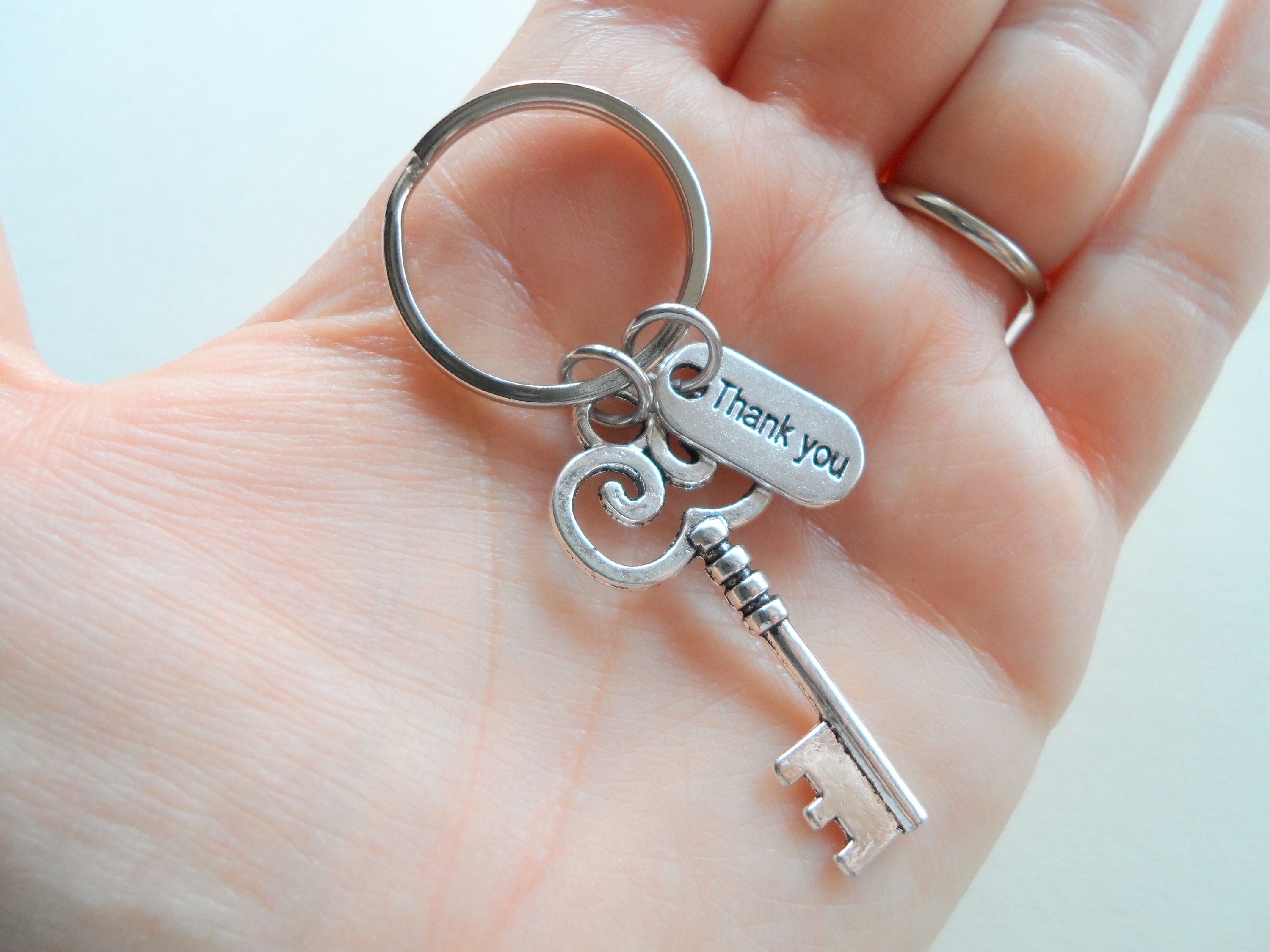 Employee Appreciation Gift Keychain Key Charm Keychain - Etsy