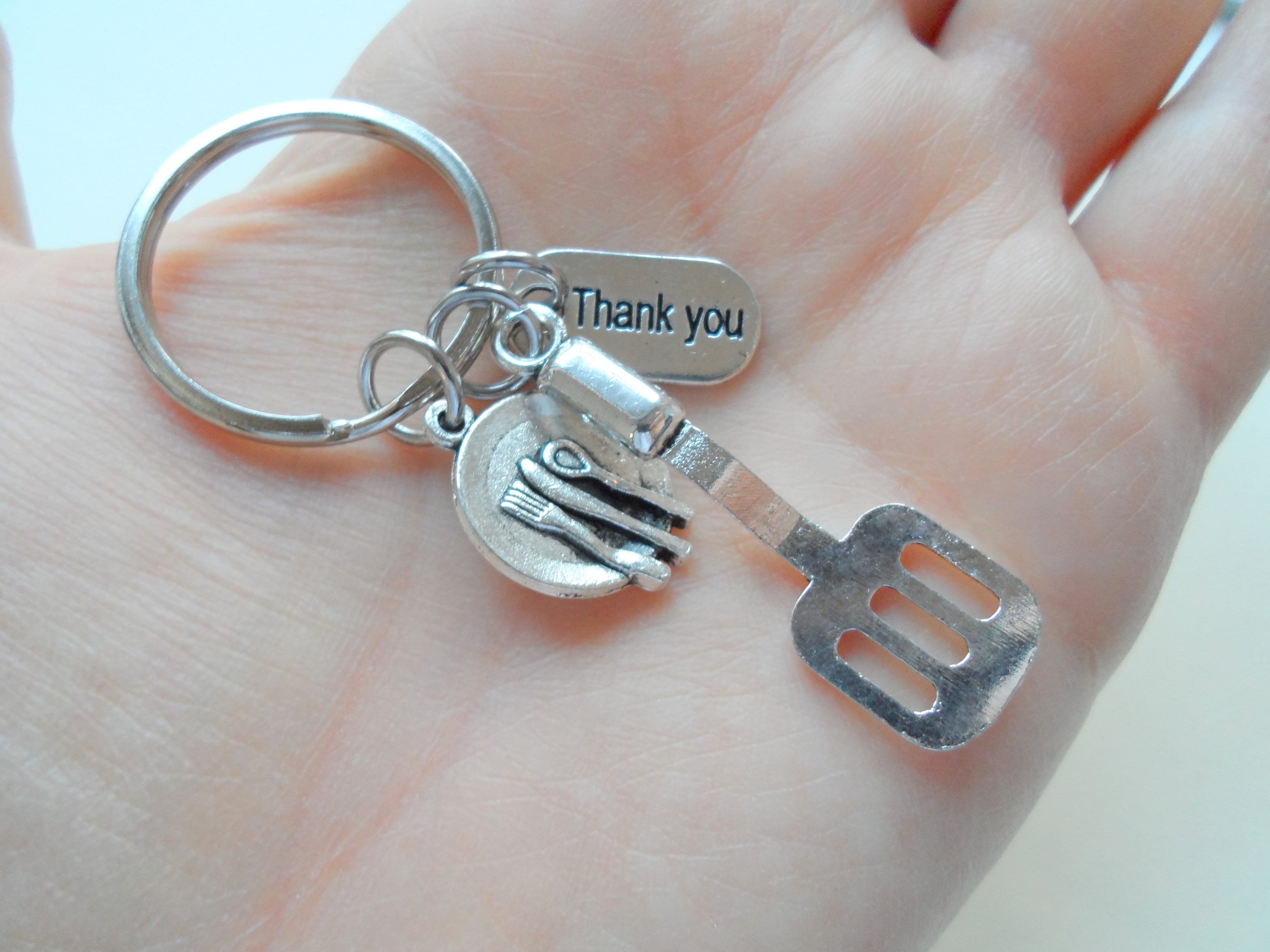 School Lunch Server Keychain, Appreciation Gift, Gift for School Lunch ...
