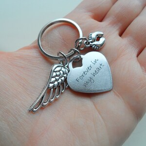 Baby Angel Keychain, Mommy's Keychain, Daddy's Keychain, Father's ...