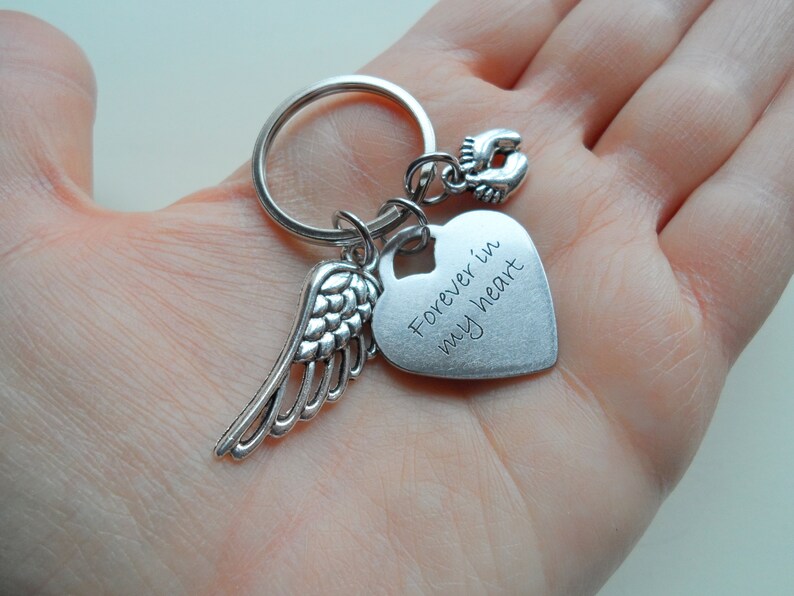 Baby Angel Keychain Mommy's Keychain Daddy's - Etsy