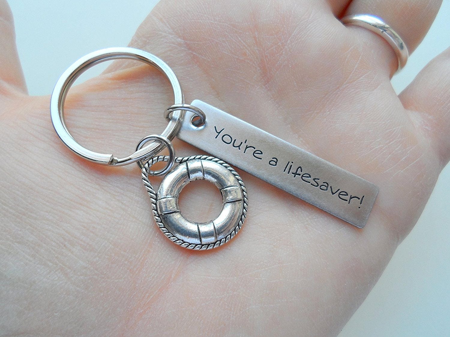 Volunteer Appreciation Gift Keychain Lifesaver Charm - Etsy