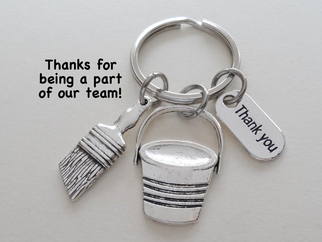 Painter or Painting Crew Appreciation Gift Keychain, Housekeeping ...