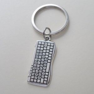 Computer Keyboard Keychain, Graduation Gift Keychain, Graduate Gift, Computer Nerd Gift ...