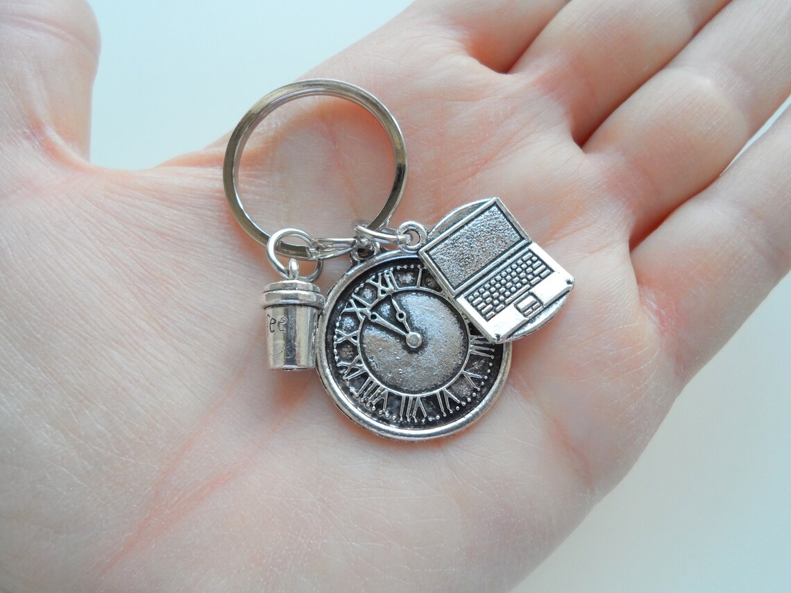 Computer Assistant Gift Keychain Office Assistant Gift - Etsy