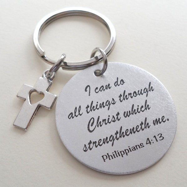 Bible Verse Keychain - Etsy