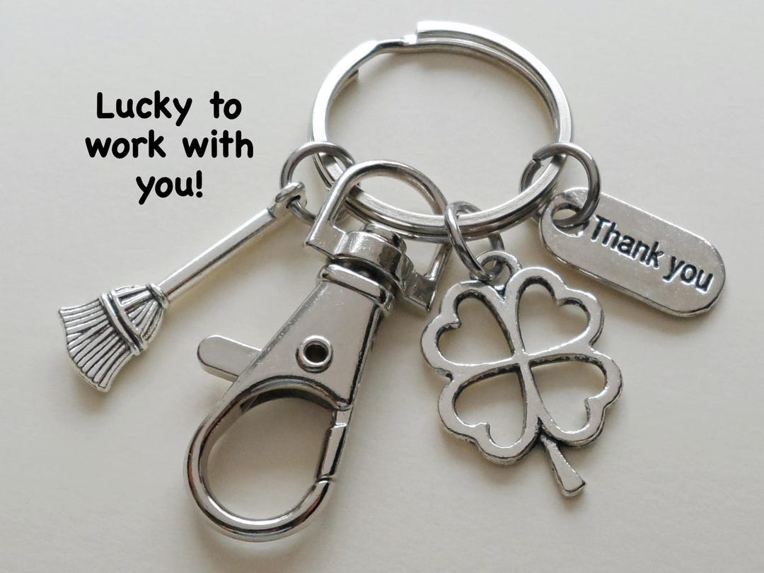 Housekeeping Appreciation Gift Keychain, Cleaning Crew, Janitor ...