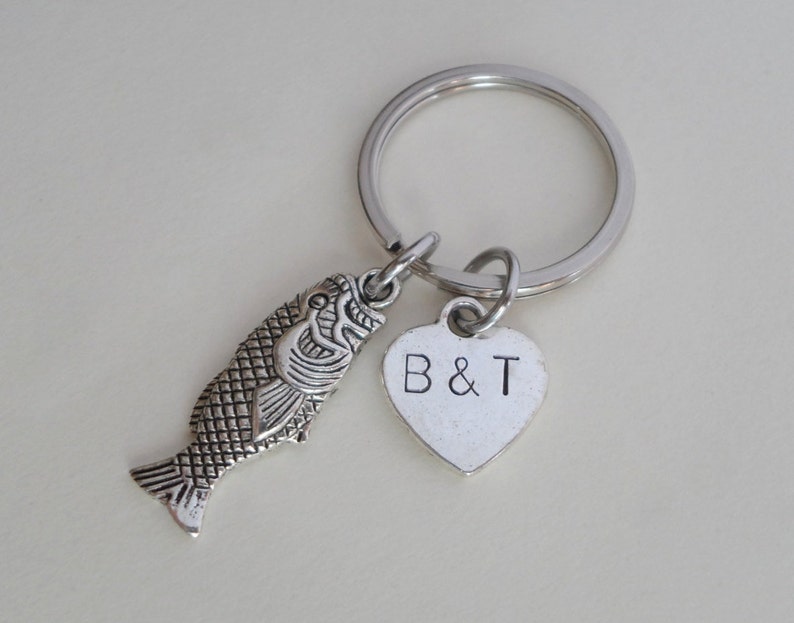 Fish Keychain, Couples Keychain, Anniversary Gift for Boyfriend, Gift ...