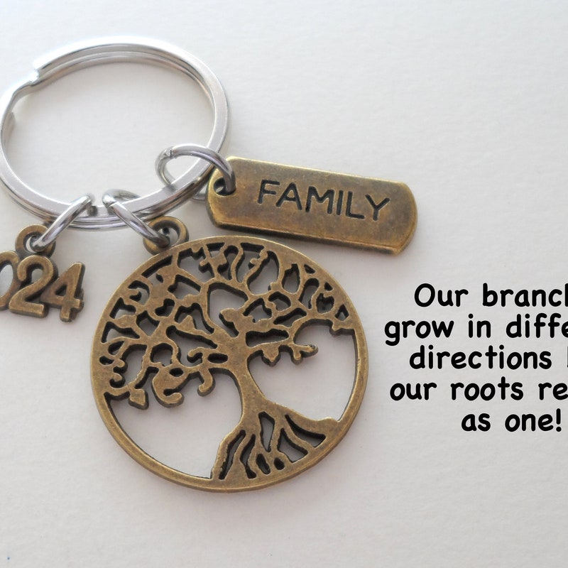 Tree Keychain - Etsy