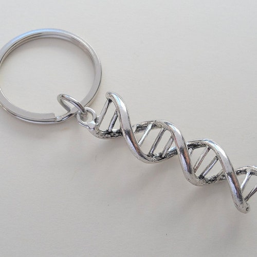DNA Molecule Double Helix Keychain Science Keychain | Etsy