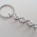 DNA Molecule Double Helix Keychain, Science Keychain, Graduation Gift ...